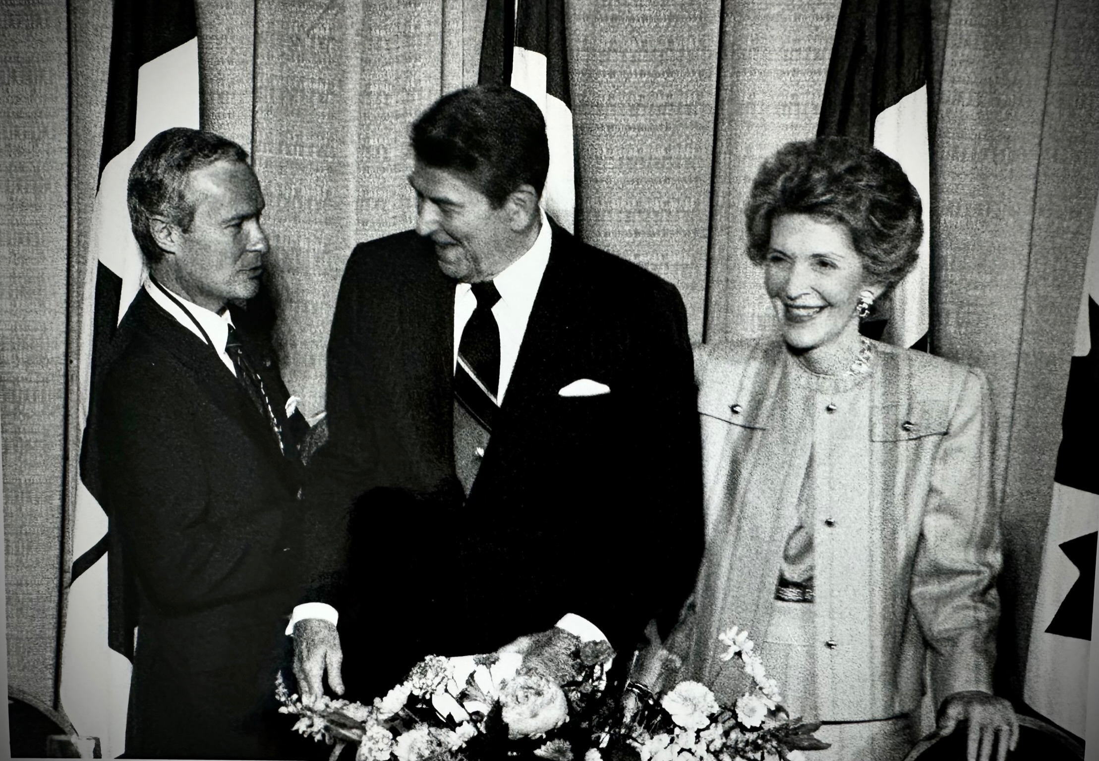 Past President Tony Van Straubenzee, President Ronald Reagan, Reagan ...