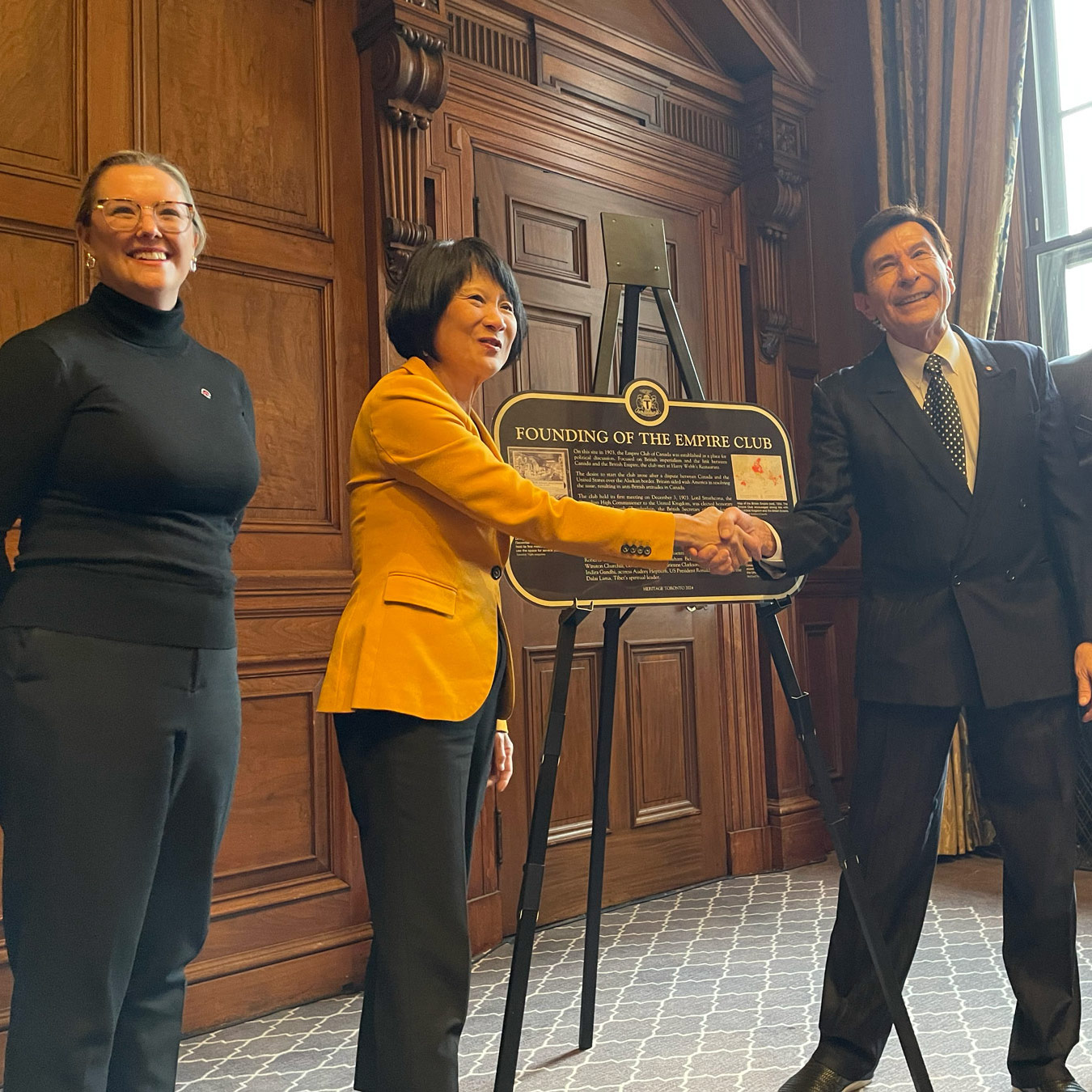 Heritage Toronto Plaque - Empire Club Foundation
